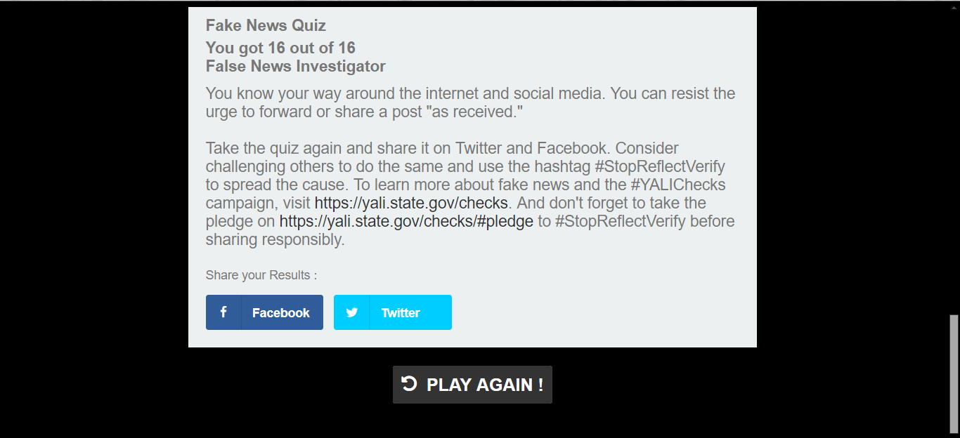 Of Fake News: Stop, Reflect and Verify – Becoming The Muse