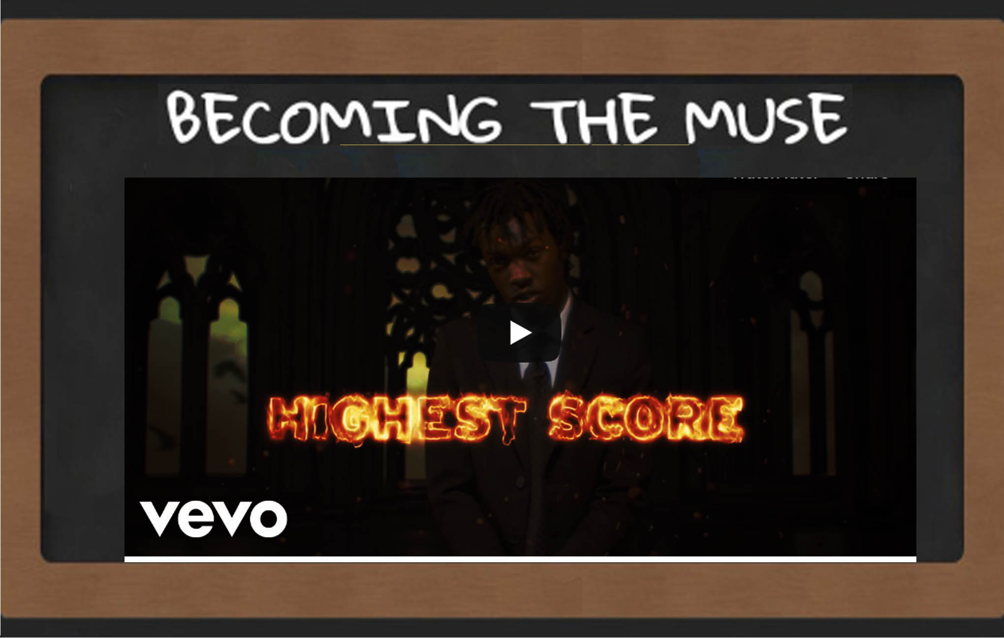 Of Highest Score; Hit Or Miss? – Becoming The Muse